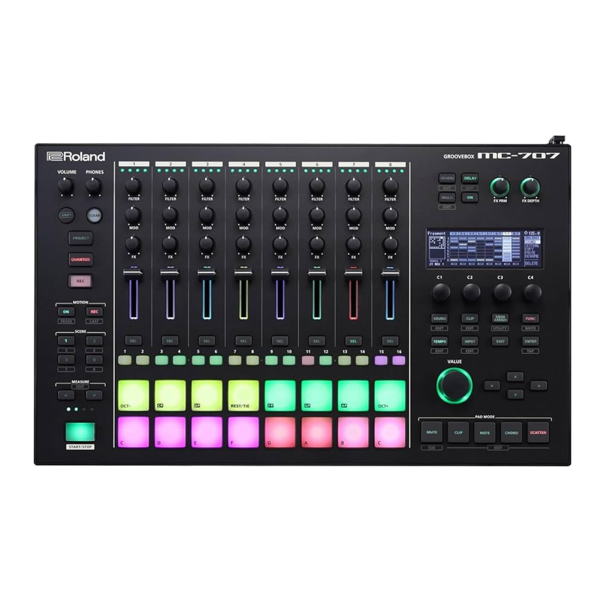 Roland MC-707 GrooveBox occasion seconde main chez | mercato